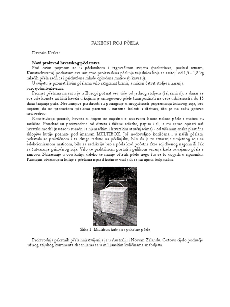 1.9 - Paketni Roj Pcela | PDF