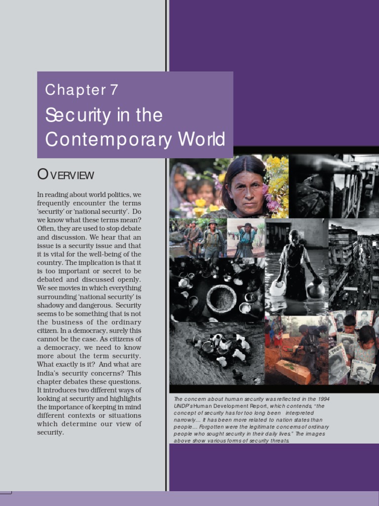 Security in Contemporary World | PDF