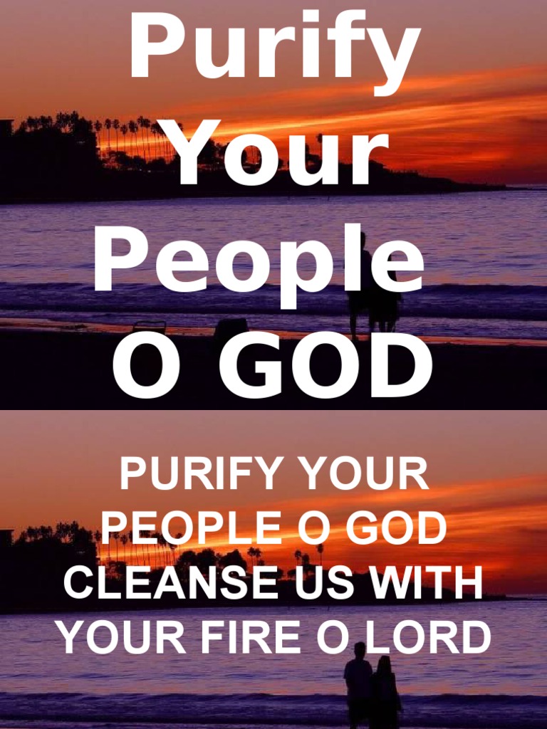Purify Your People o God | PDF | Christian Denominational Families ...