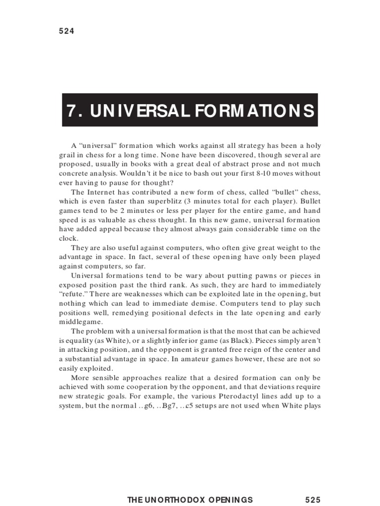 Excerpt From Unorthodox Chess Openings | PDF | Chess Openings ...