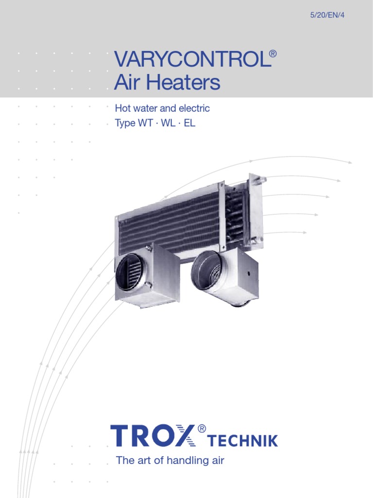 Trox Duct Heater | PDF | Hvac | Duct (Flow)
