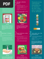 Triptico BPM | PDF | Seguridad alimenticia | Alimentos