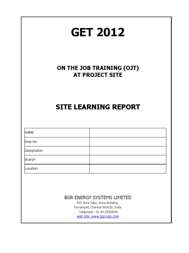 OJT Booklet Rev 5 | Download Free PDF | Professional Certification ...