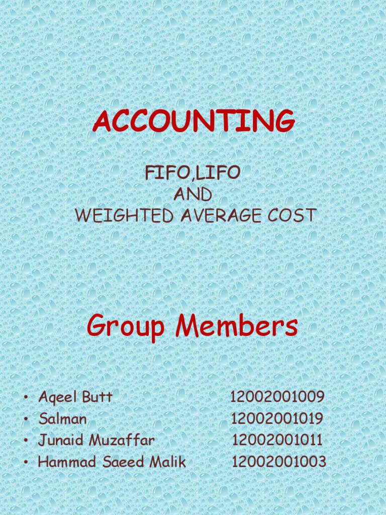 FIFO, LIFO, and Weighted Average Explained | PDF | Inventory | Accounting