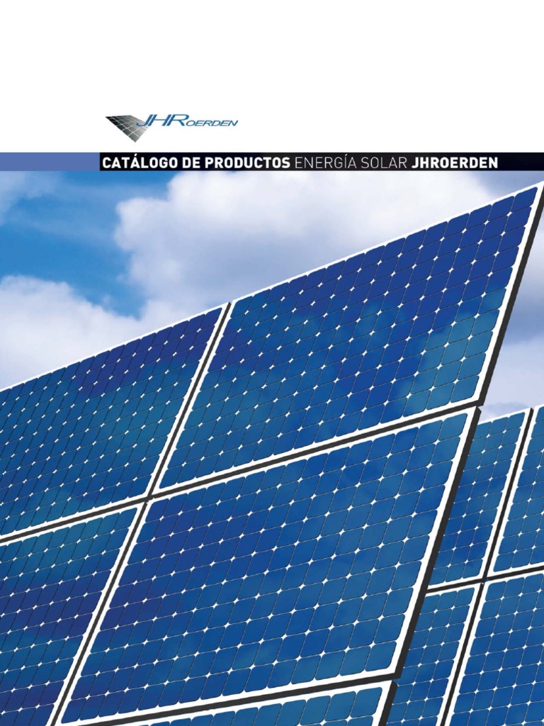 Catalogo General | PDF | Fotovoltaica | Energía solar