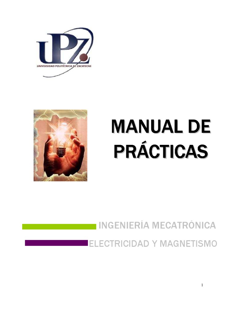 Manual de Practicas de Electricidad y Magnetismo | PDF | Resistencia Eléctrica y Conductancia ...