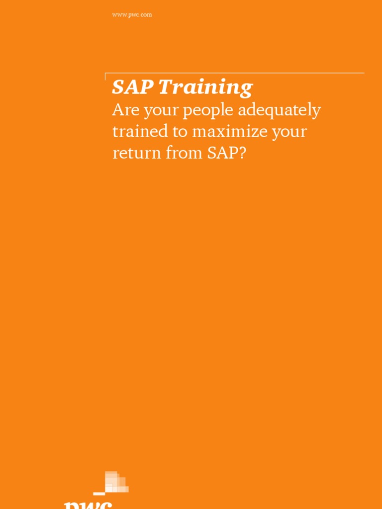 PWC Sap Solutions GRC Training | PDF | Sap Se | Strategic Management