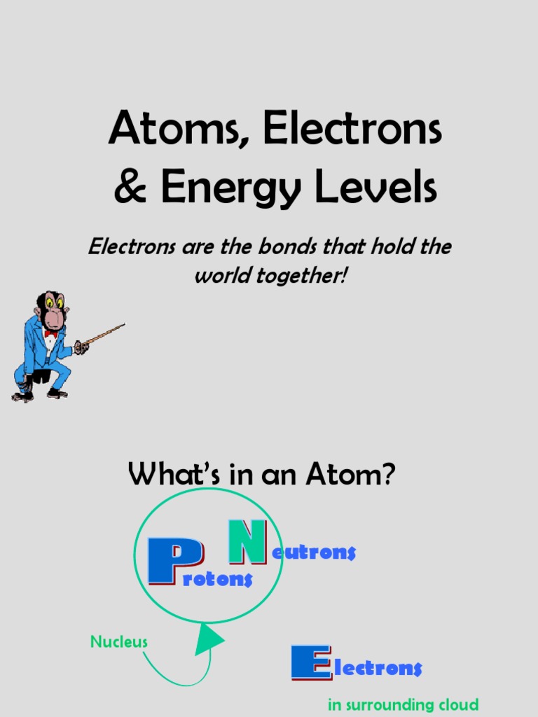 Atoms, Electrons & Energy Levels: Electrons Are The Bonds That Hold The ...