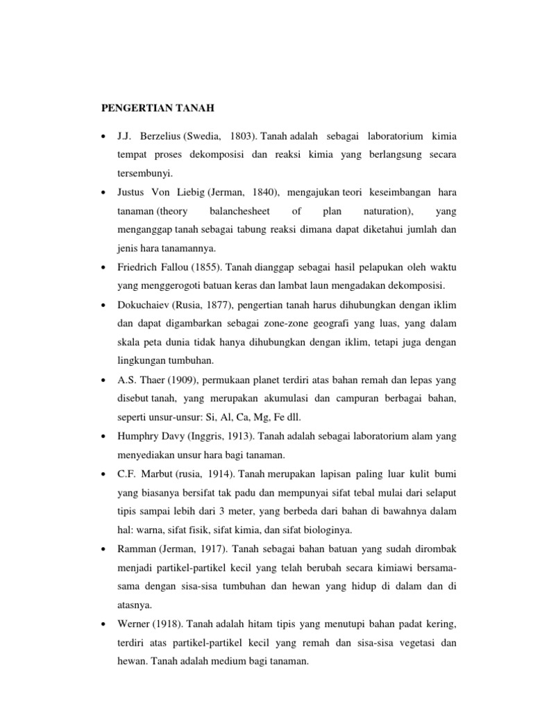 Pengertian Tanah | PDF
