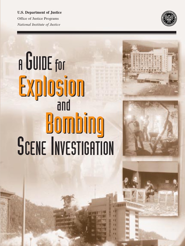A Guide For Explosion and Bombing Scene Investigation | PDF | Emergency ...
