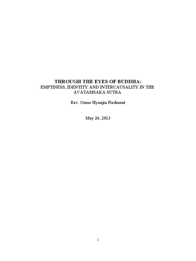 Emptiness and Interdependence in Buddhism | PDF | Śūnyatā | Buddha Nature