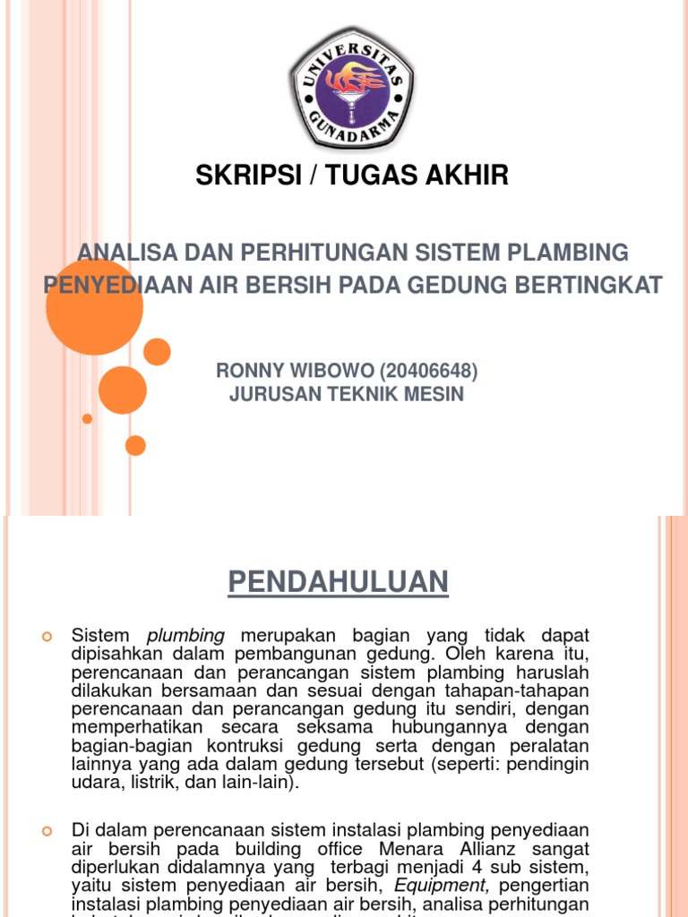 Sistem Plambing | PDF
