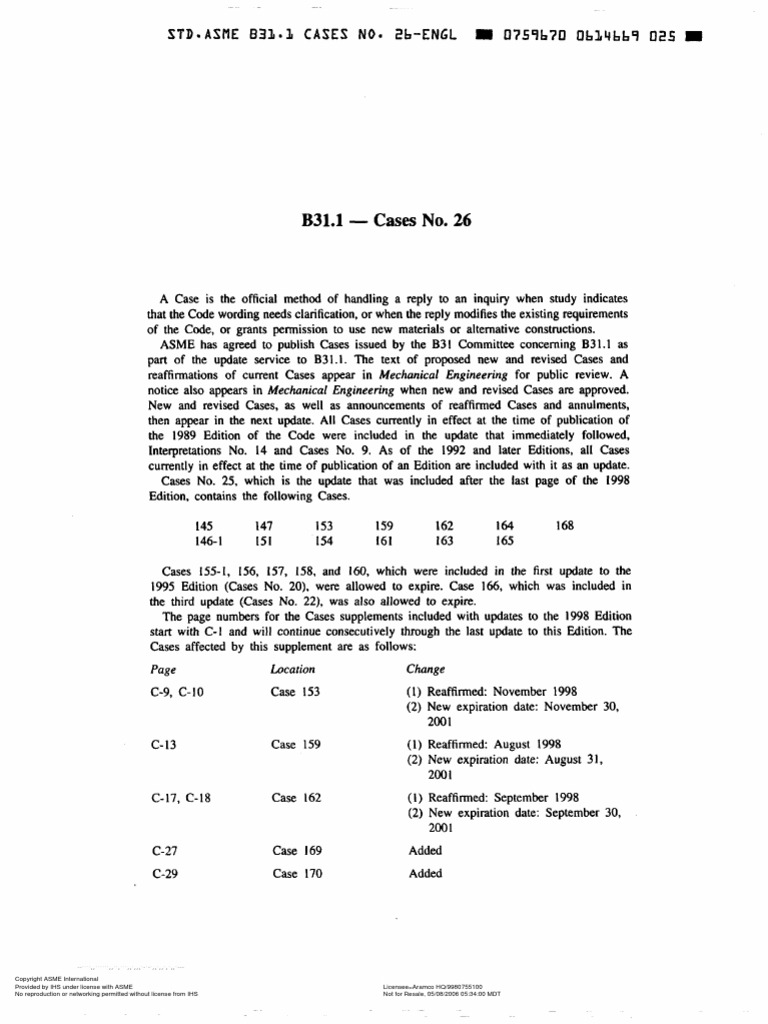 Cases: A Case Is The Official Method of Handling | PDF | Pipe (Fluid ...