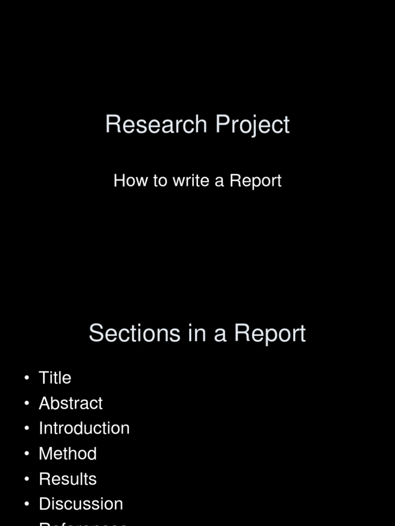 How To Write A Report | PDF | Hypothesis | Analysis Of Variance