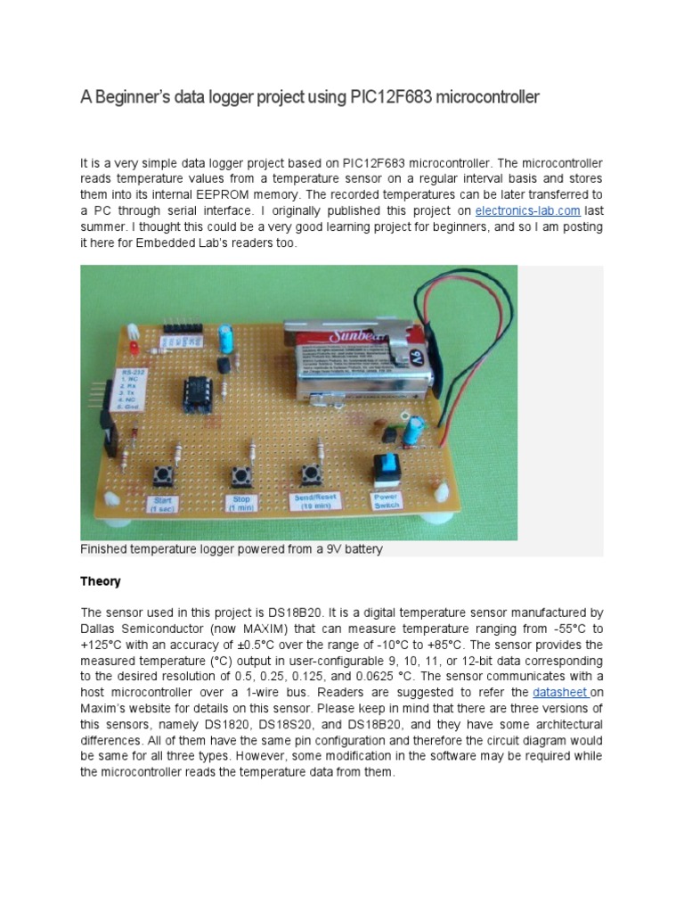 A Beginner Using PIC Controller | PDF | Microcontroller | Pic ...