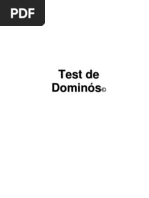 Test de Domino PDF | PDF | Inteligencia | Pruebas psicologicas