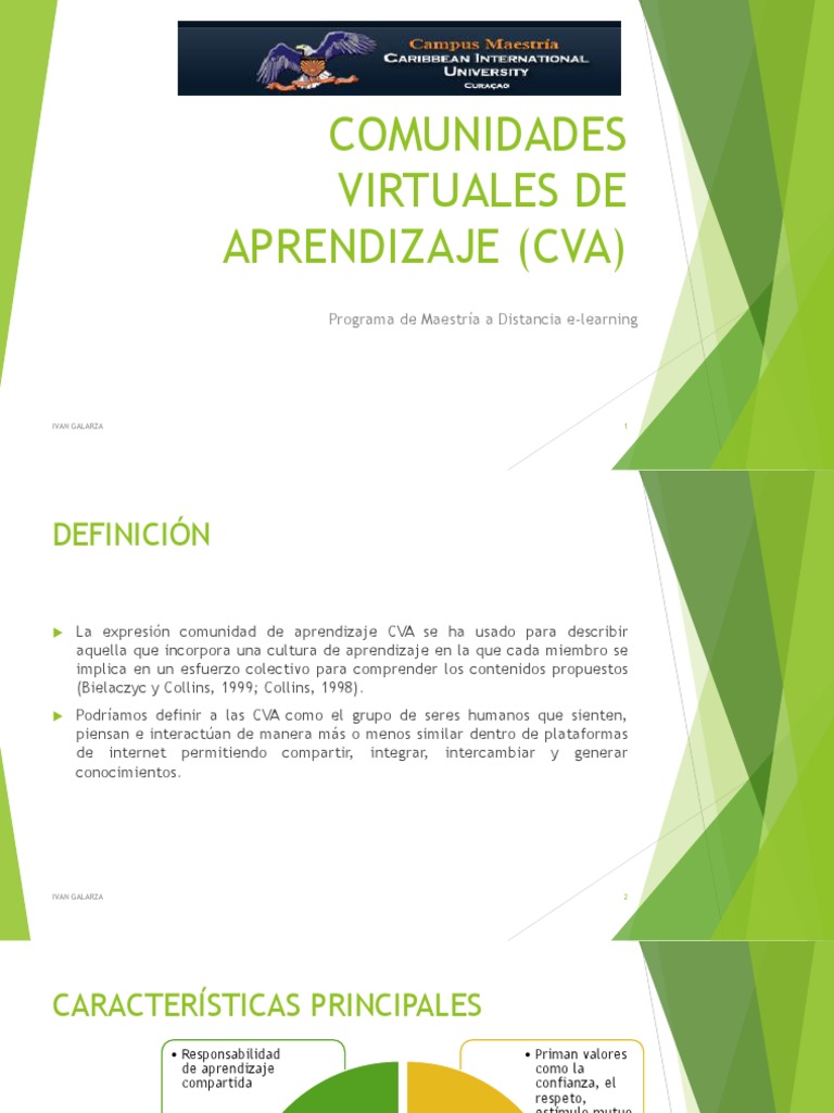 Comunidades Virtuales de Aprendizaje (Cva) | PDF | Aprendizaje | Cognición