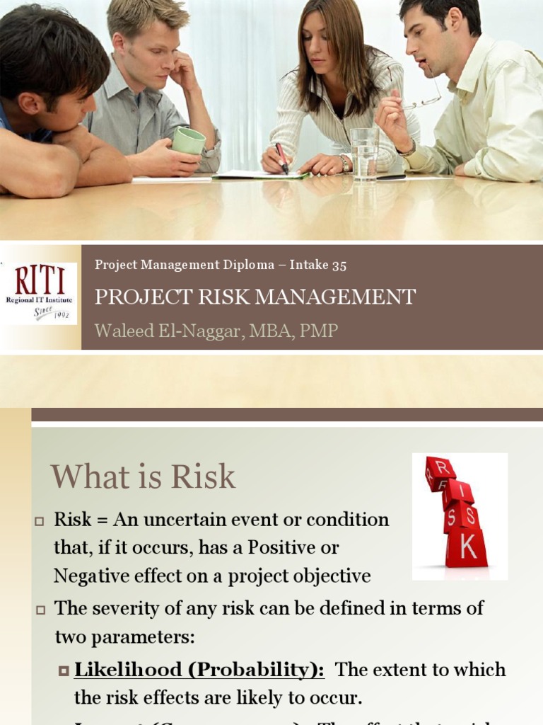 Project Risk Management | PDF | Risk Management | Sensitivity Analysis