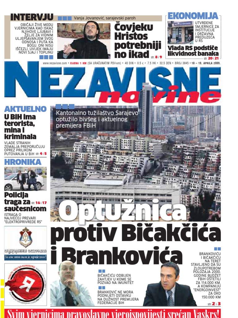 Nezavisne 090418 | PDF