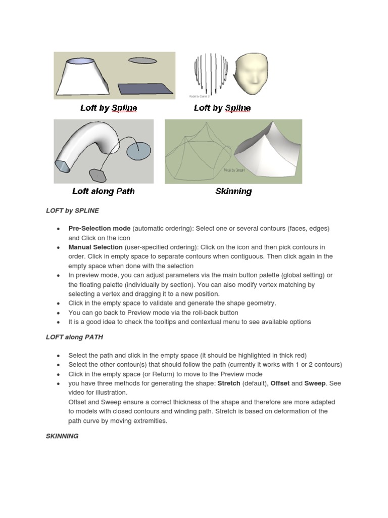 Curviloft Plugins | PDF | Contour Line | Areas Of Computer Science