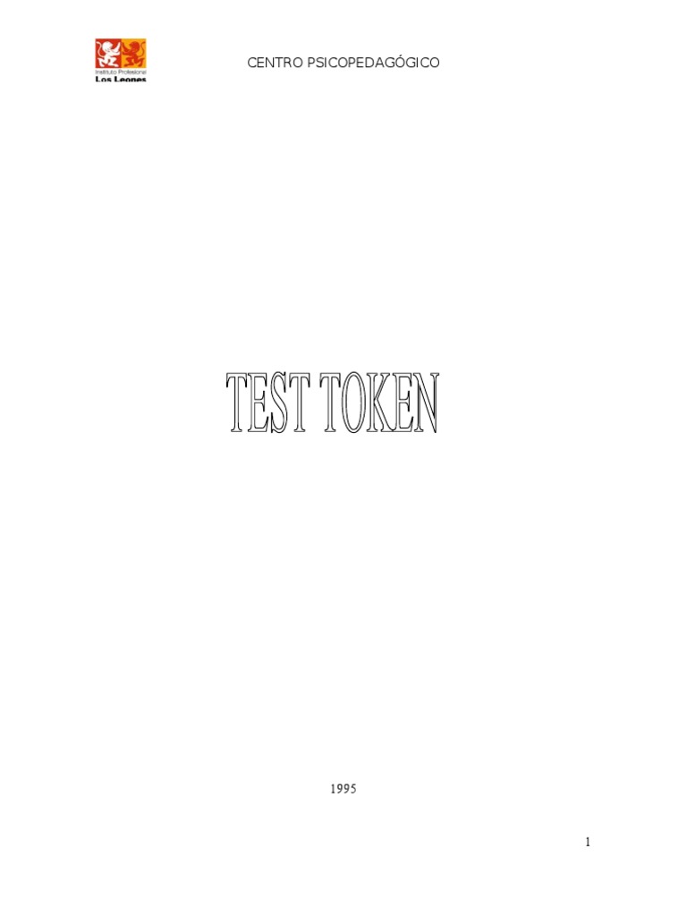 Test Token Pdf Asunto Gramática Memoria