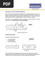 Cellular Beams Design | PDF | Duct (Flow) | Beam (Structure)