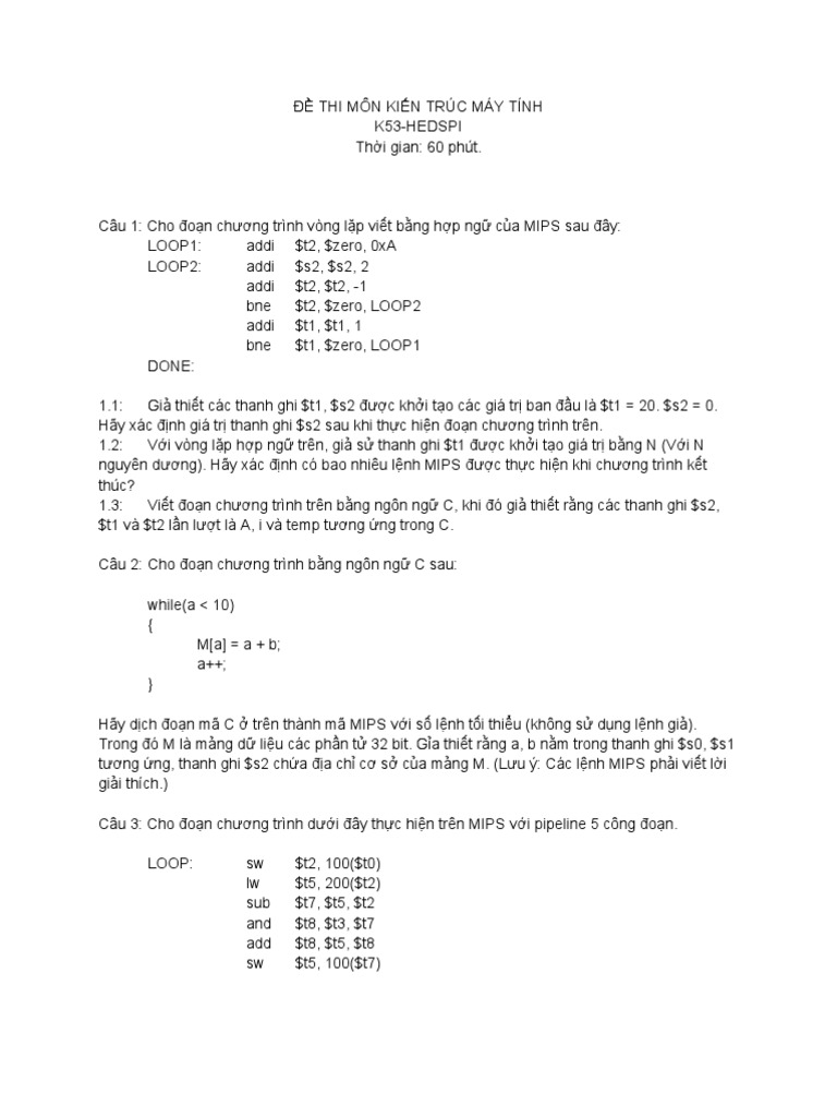 De Kien Truc May Tinh Cuoi Ki | PDF