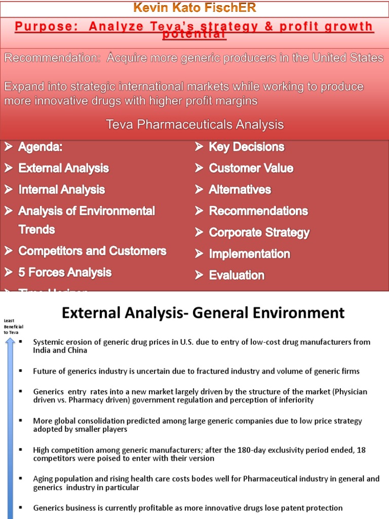 Kevin Kato Fischer Swot Analysis | PDF | Generic Drug | Research And ...