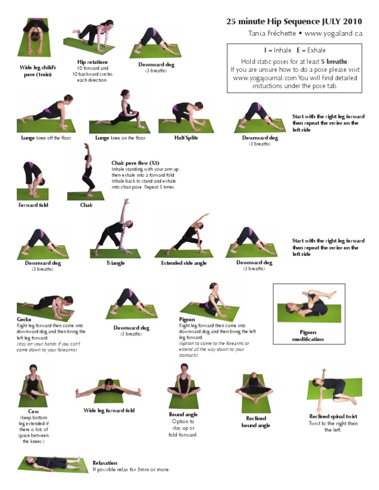 Hip Sequence | PDF