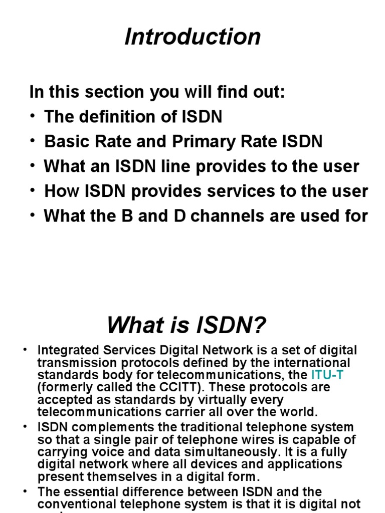 ISDN | Modem | Computer Network