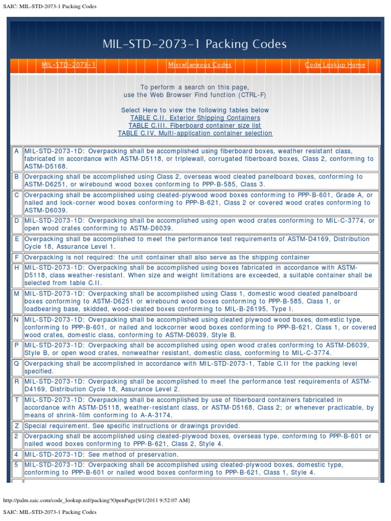 Packing Codes | PDF | Computing And Information Technology