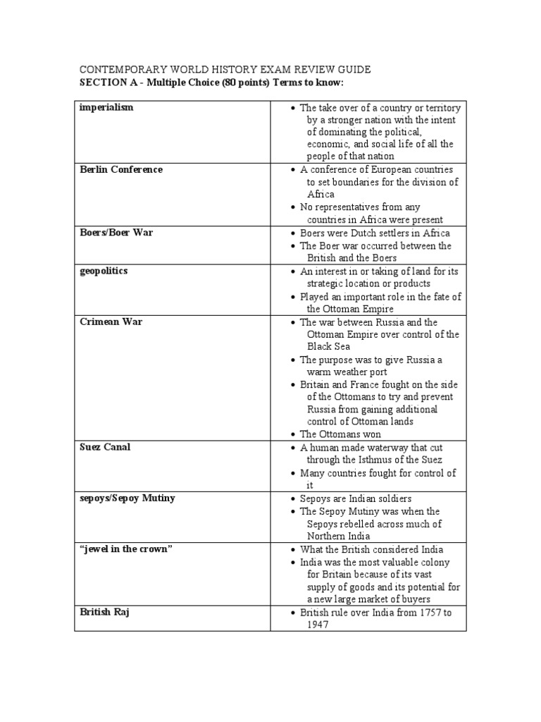 History s2 Study Guide | PDF | Kingdom Of Italy | Nazi Germany