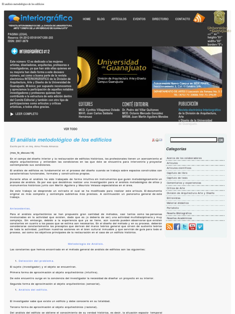 Análisis Metodológico de Edificios | PDF | Método científico | Sociedad