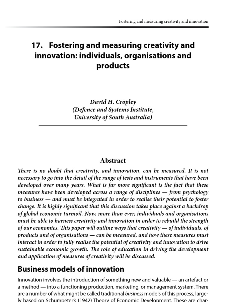 Dimensions of Creativty | PDF | Creativity | Innovation
