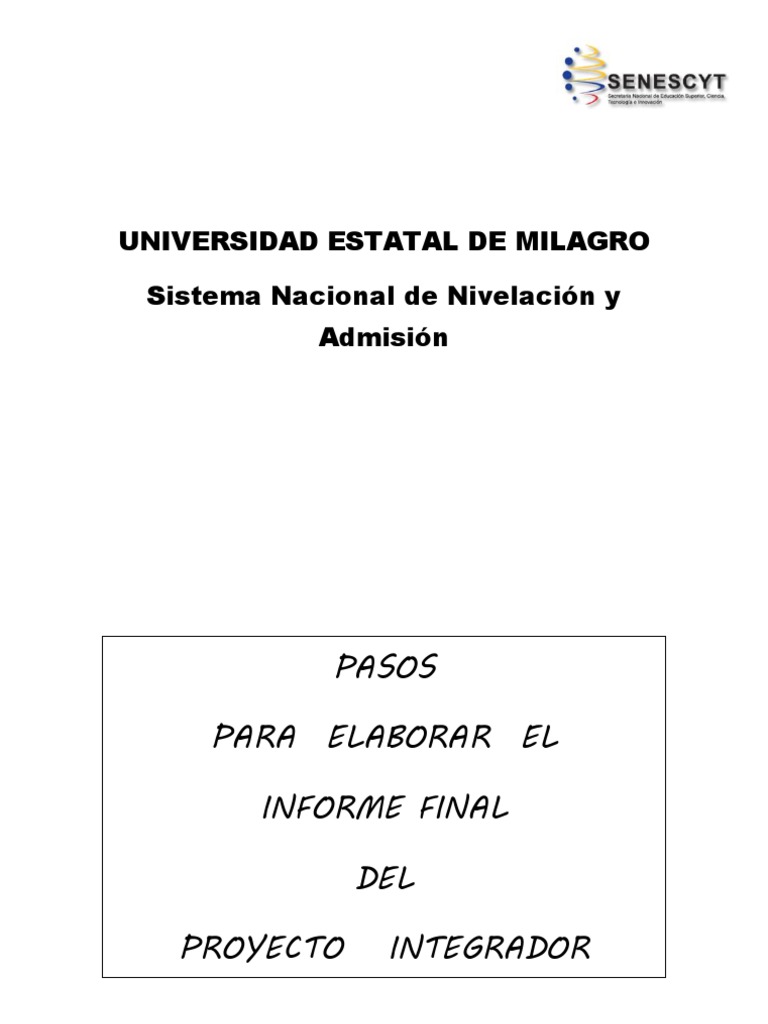 Informe Final Del Proyecto Integrador | PDF | Teoría de la justificación | Aprendizaje