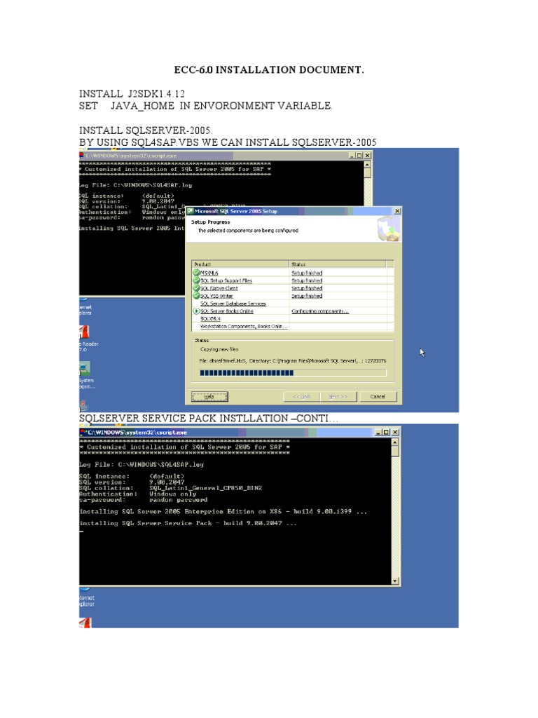 SAP ECC 6.0 Installation Guide | PDF | Computers