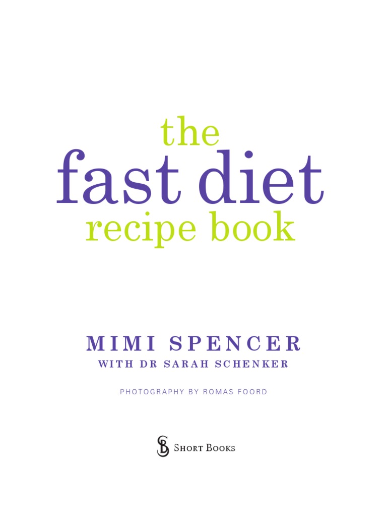 The Fast Diet Recipe Book (The Official 5:2 Diet) | PDF | Dieting ...