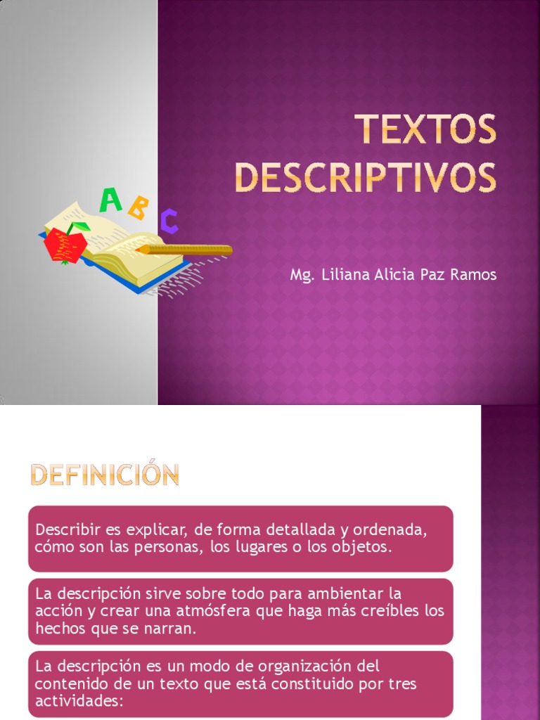 Texto Descriptivo | PDF | Realidad | Retrato