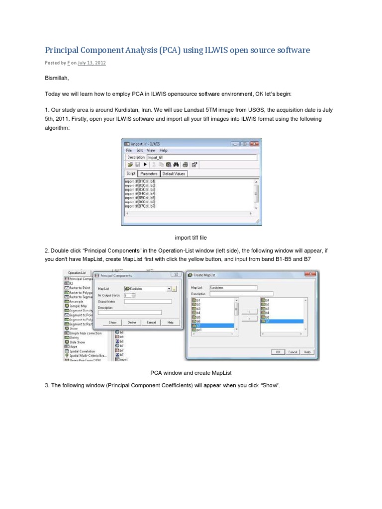 Unsupervised Classfication Using ER Mapper | PDF | Principal Component ...