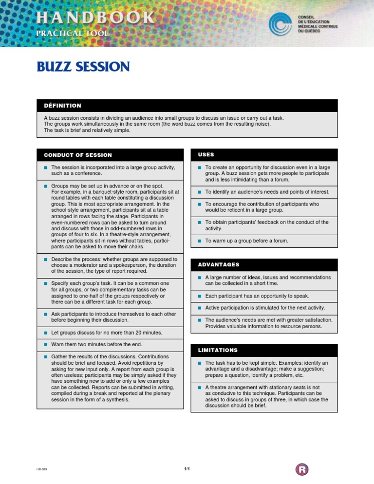 buzz session.pdf | Cognition | Psychology & Cognitive Science