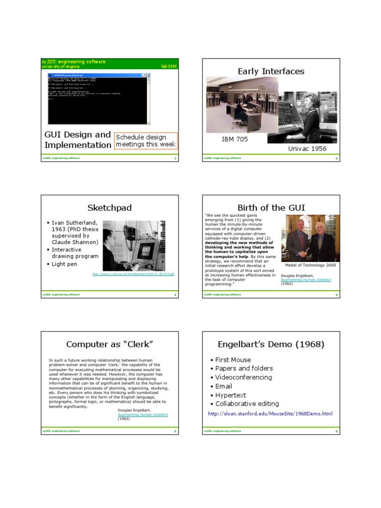 Early GUIs and the Birth of the GUI | PDF | Computer Programming ...