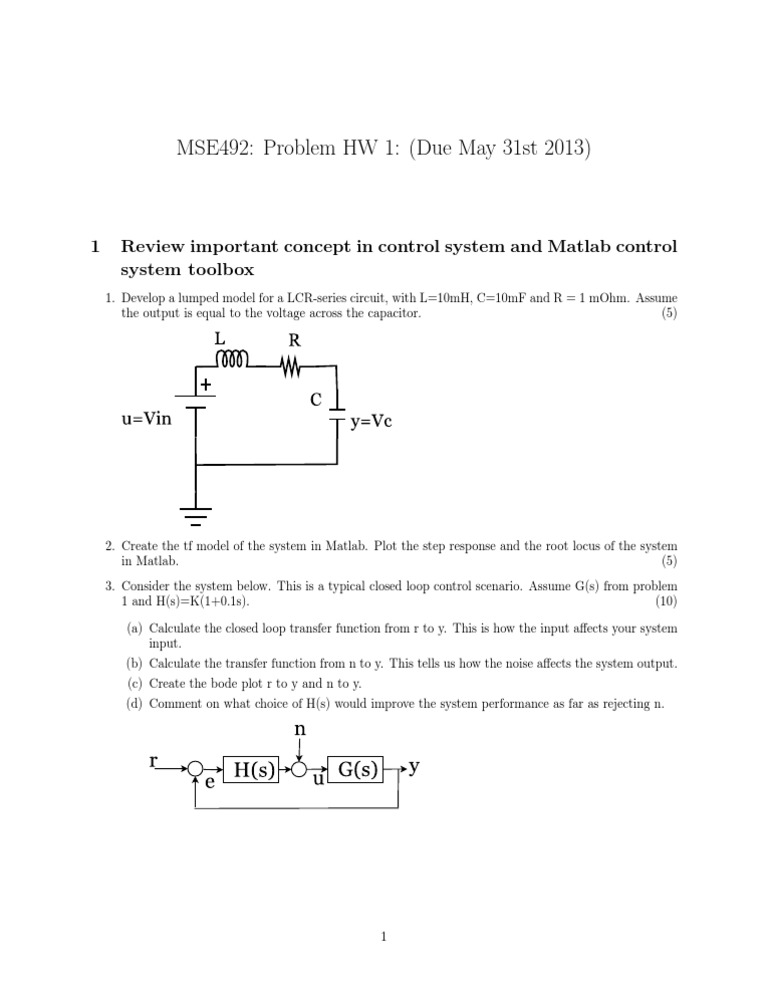 MSE492: Problem HW 1: (Due May 31st 2013) : 1 Review Important Concept ...
