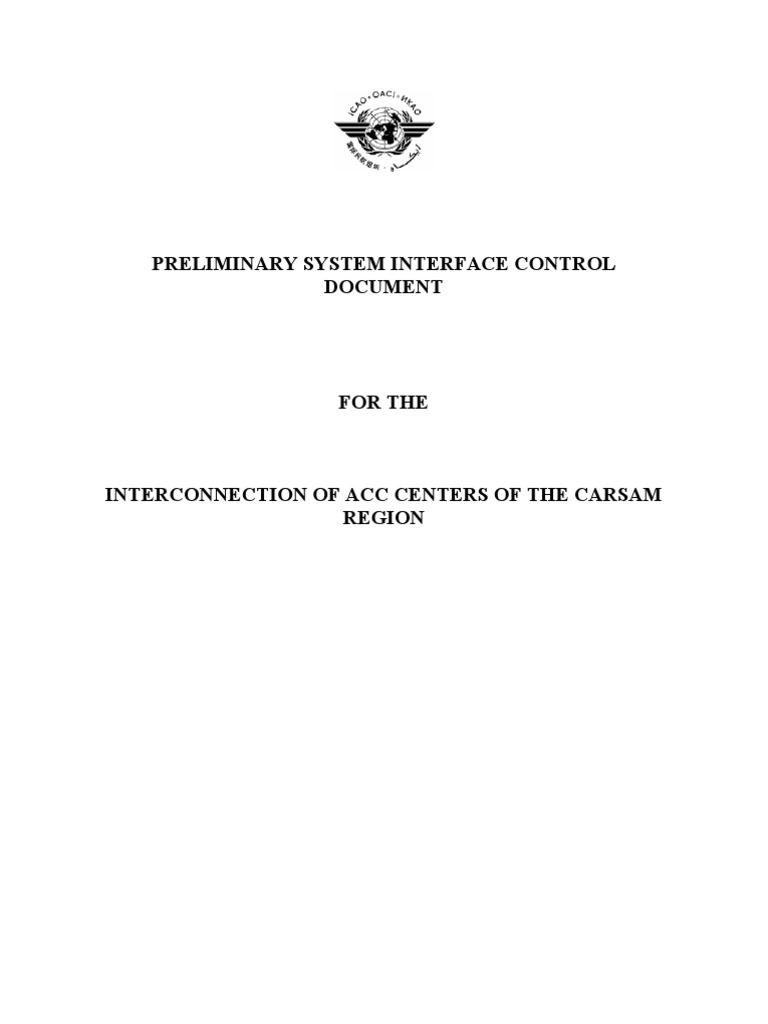 Auto System Interface Control Document Sicd | PDF | Air Traffic Control ...