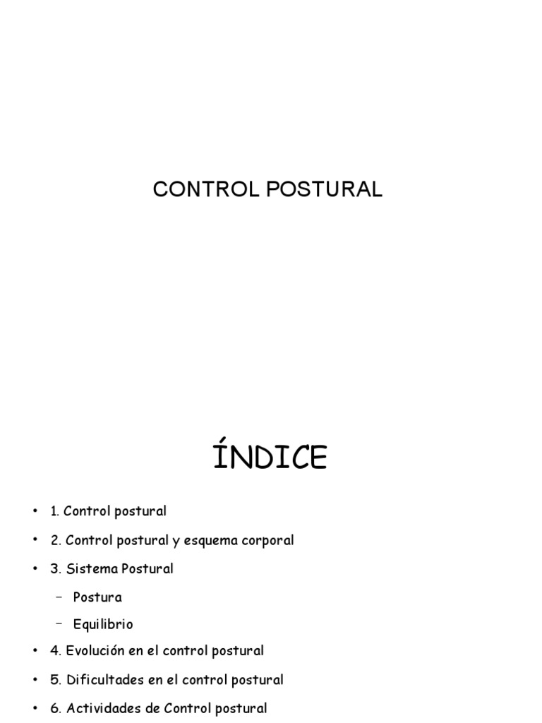 Control Postural | PDF | Músculo | Arboles