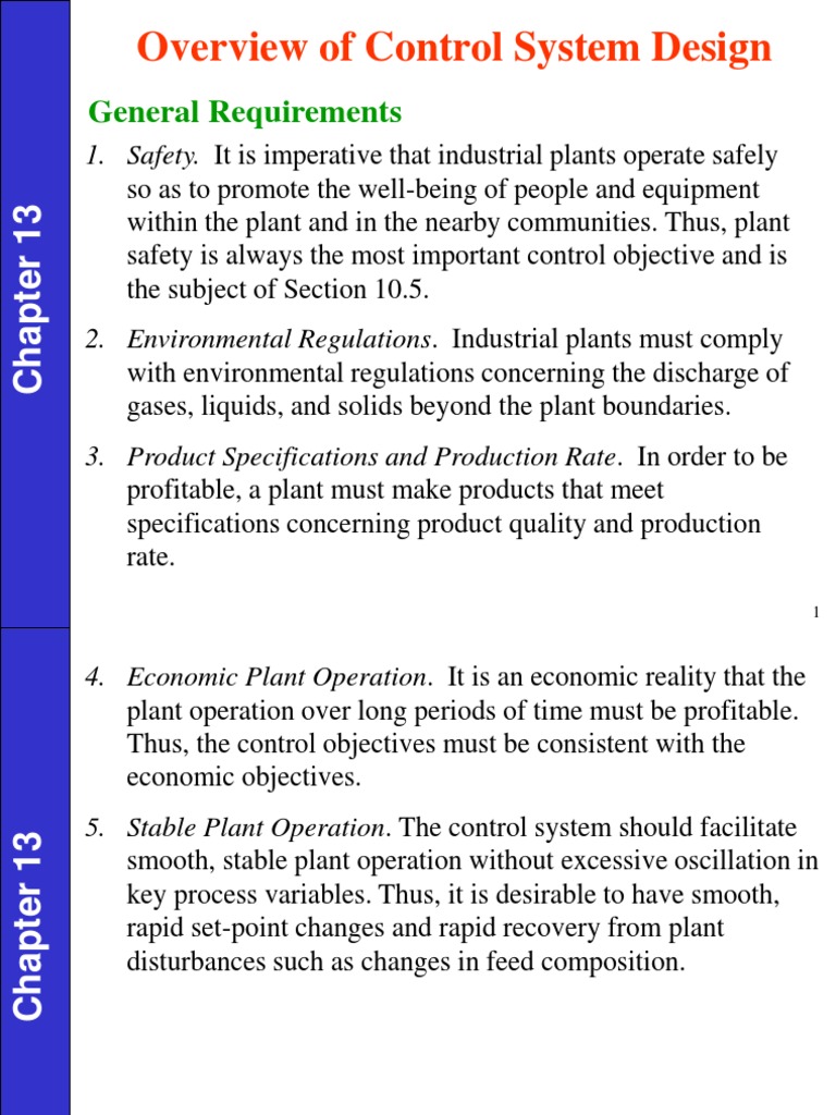 Chapter 13.process Control | PDF | Control Theory | Physical Sciences