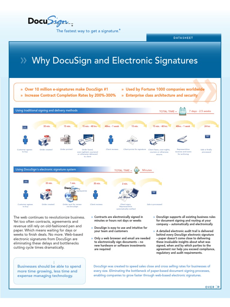 Why DocuSign Esign | PDF | World Wide Web | Internet & Web