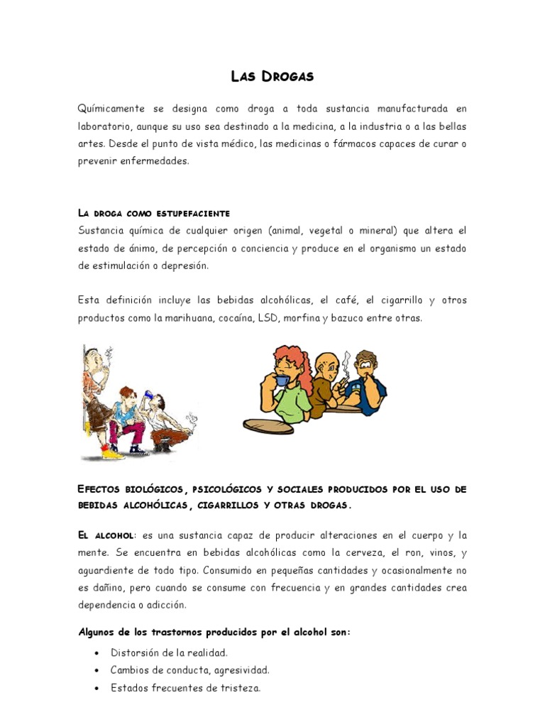 Las Drogas Lore | PDF | La dependencia de sustancias | Drogas