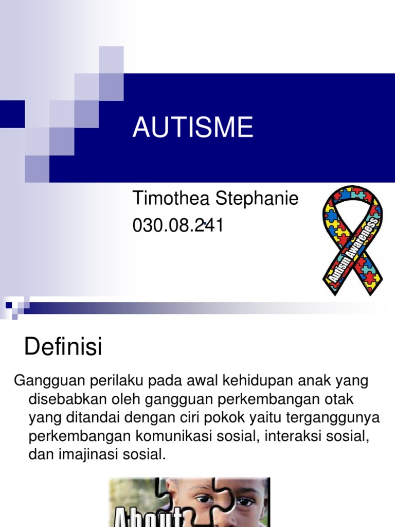 Memahami Autisme: Gejala dan Diagnosis | PDF | Kesehatan Holistik