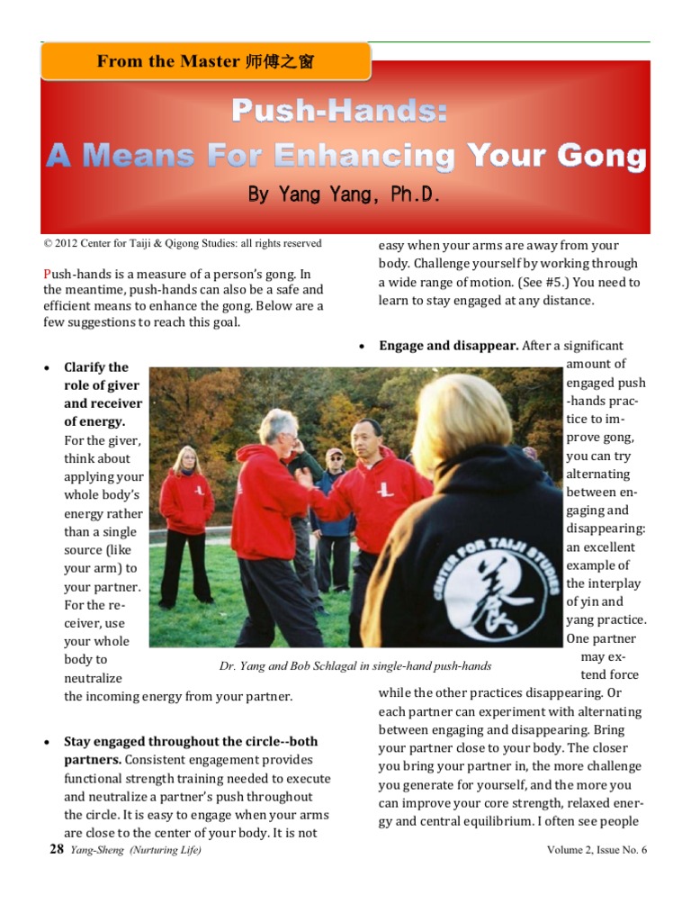 Push-Hands Yang-Sheng 2012-06 PDF | PDF | Tai Chi | Qigong