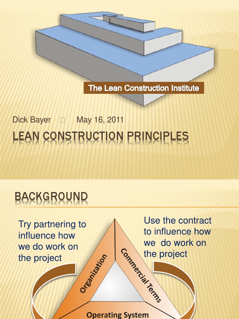 Lean Construction Principles May 2011 | PDF